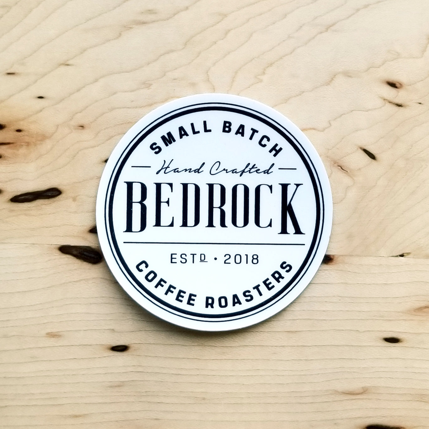 Bedrock Vinyl Sticker